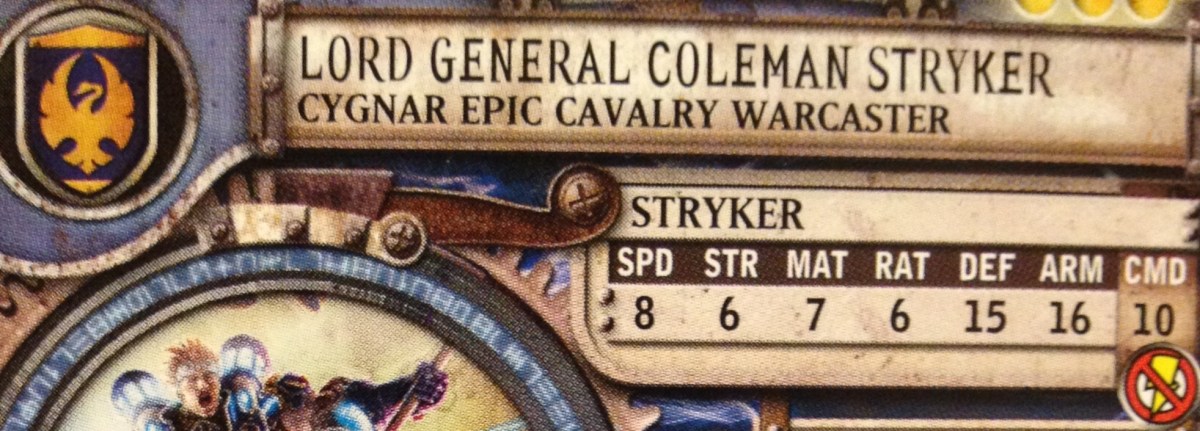 Spoilers: Lord General Coleman Stryker | Cygnar Strong